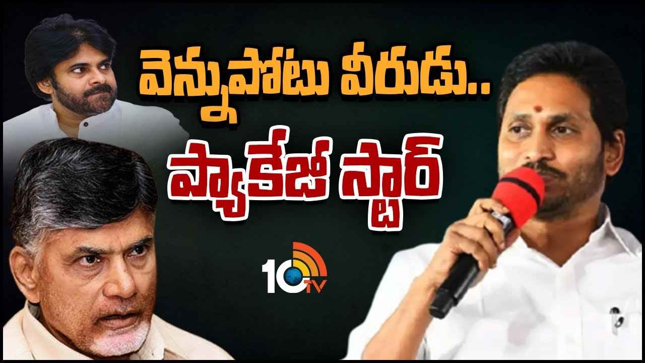 CM Jagan : వెన్నుపోటు వీరుడు... ప్యాకేజీ స్టార్ | Cm jagan sensational comments on chandrababu ...