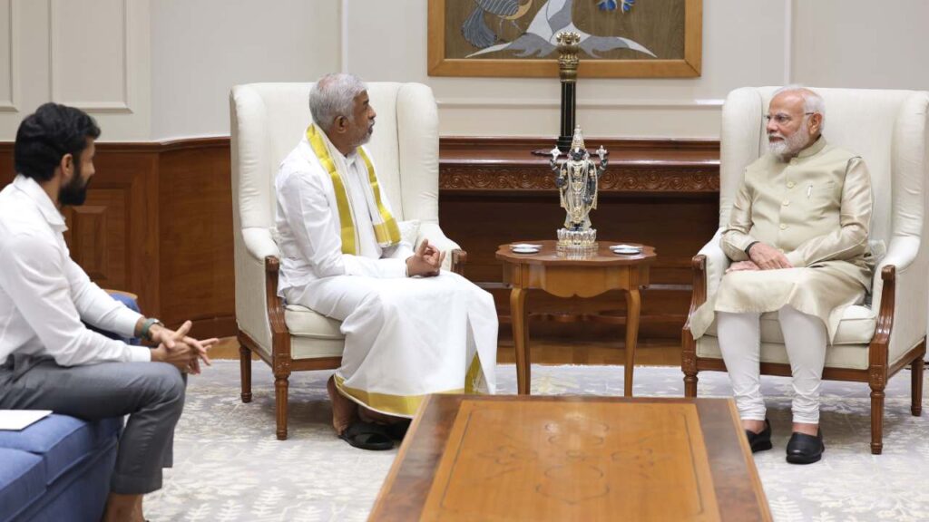 Jupally Rameswar Rao: మోదీతో మైహోం రామేశ్వరరావు, రామురావు భేటీ.. రామును ...